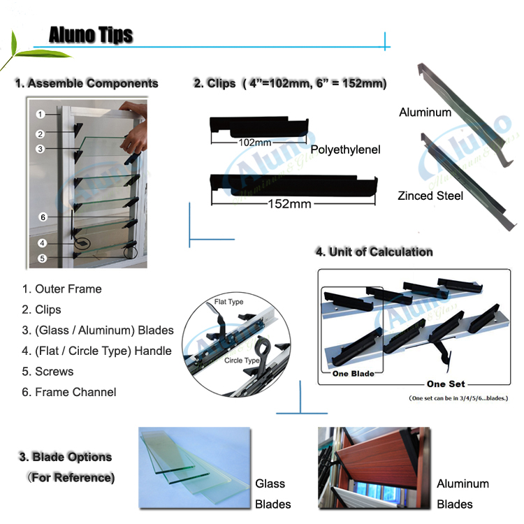 Exterior Aluminum Louver Blade Windows - Buy aluminum louver, louver ...