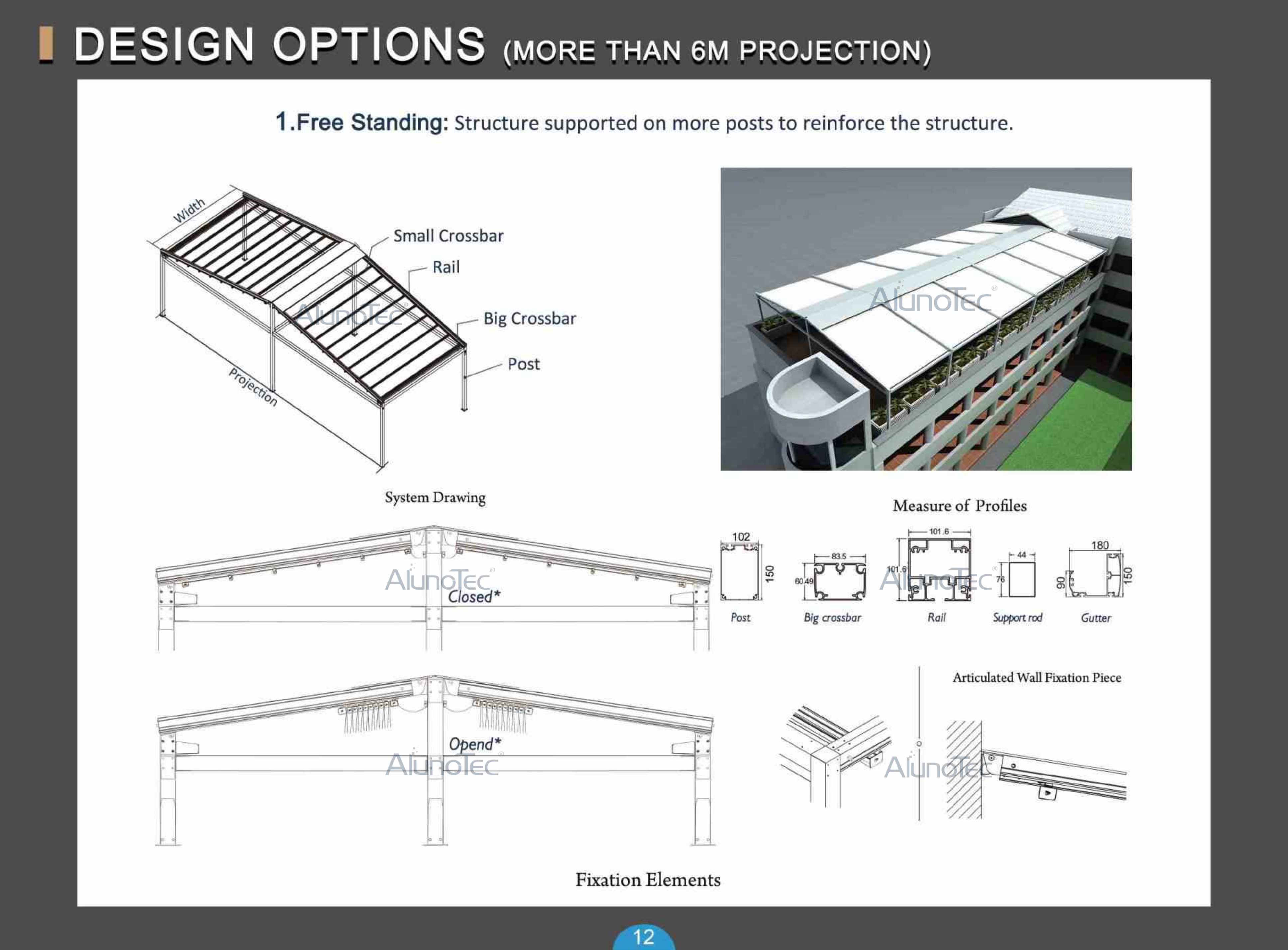 Gallery Detail - Aluminum Pergola-AlunoTec