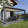 Automatic Outdoor Electric Pergolas Louvered System Opening Roof ...