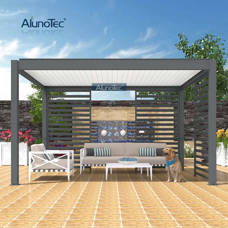 AlunoTec Outdoor Louvre Roof 6x4 Patio Cover Structures Ideas Pergola ...