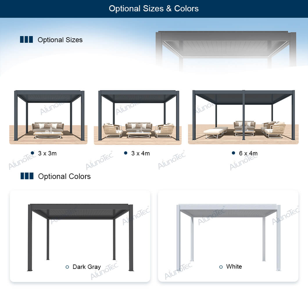 Wholesalers 3x3 3x4 5x3 6x4 Meters BBQ Area Gray White Freestanding ...
