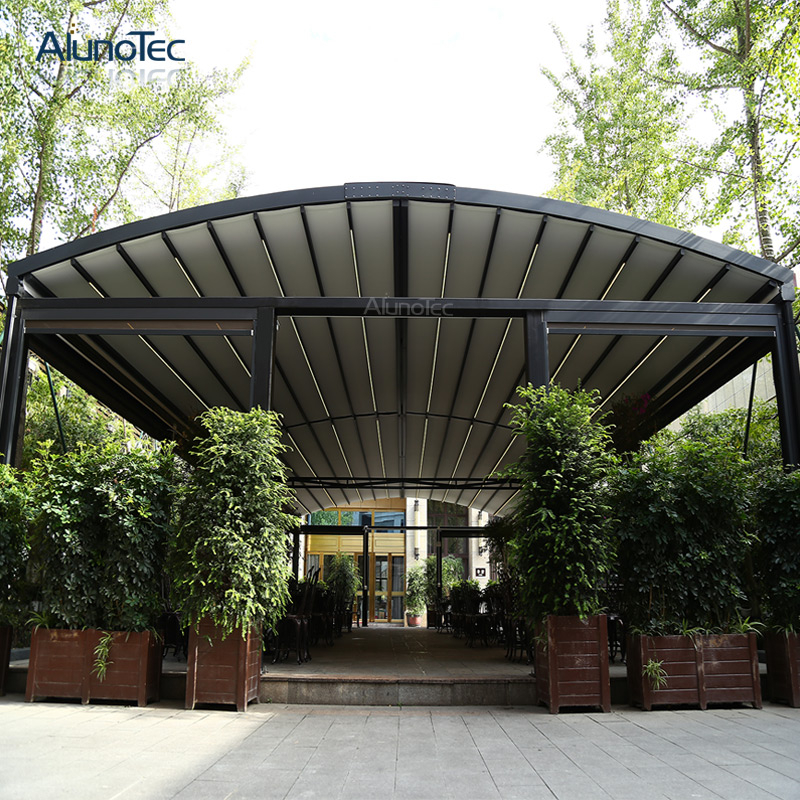 Remote Controlled Pergola Awning Motorized Retractable Roof with ...