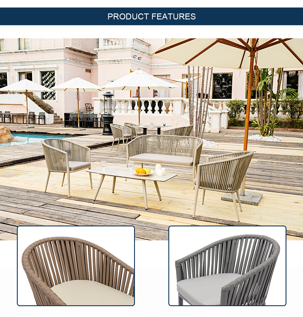 Wholesale PE Rattan Weaving Rope Chair for Outdoor Patio Furniture ...